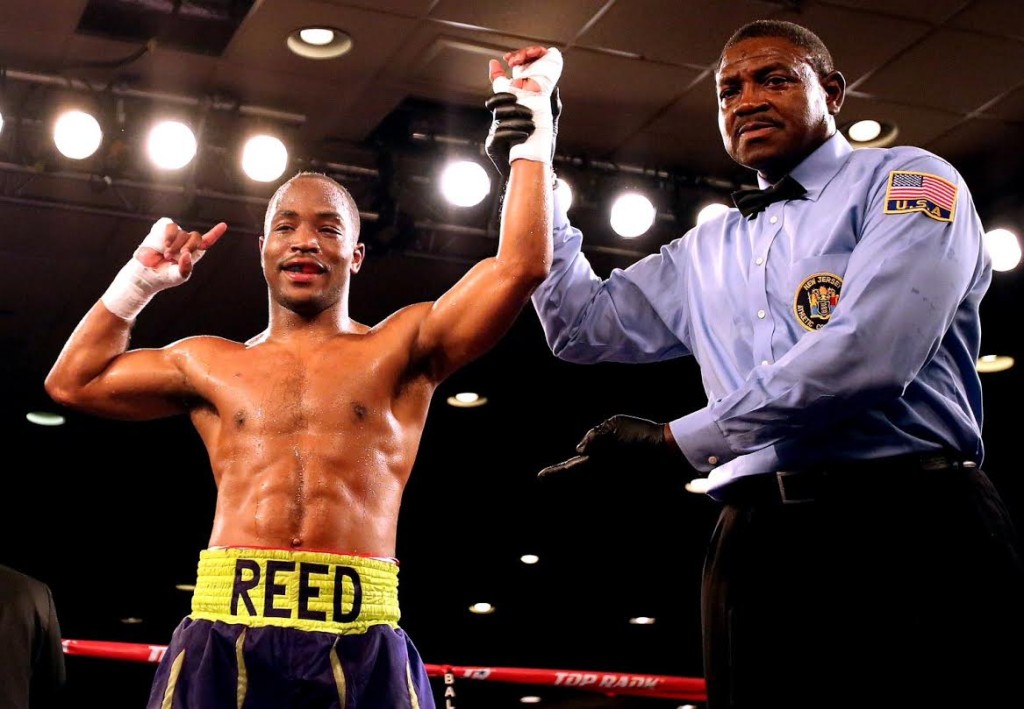 Mike Reed in action this weekend in A.C., on Glen Tapia undercard ...