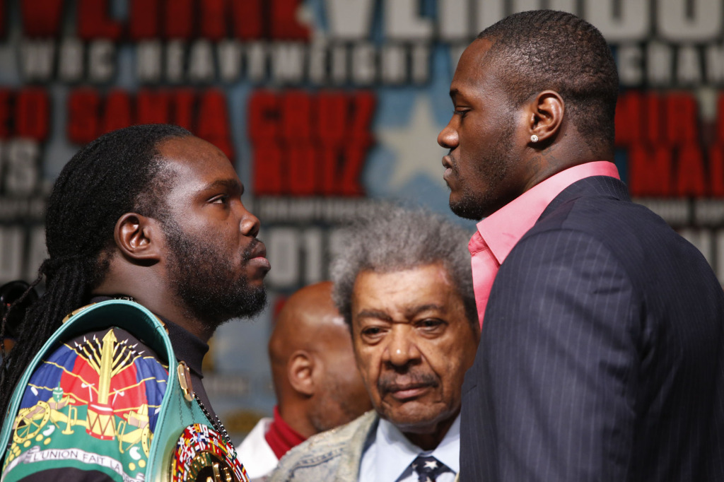 Photos & Quotes: Bermane Stiverne vs. Deontay Wilder heated final ...