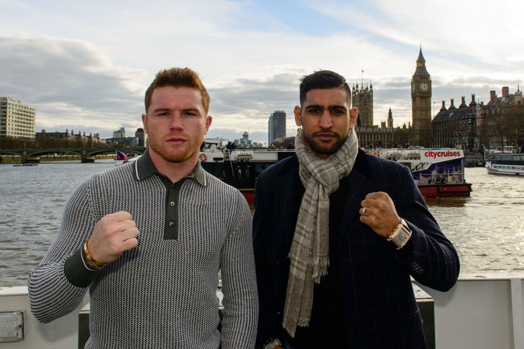 Canelo Alvarez vs. Amir Khan London press conference photos - ProBoxing ...