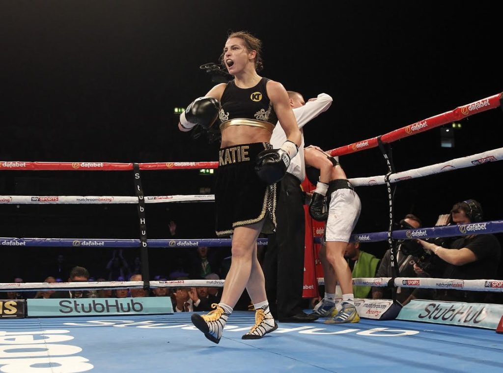 Katie Taylor dominates in debut, right back in action December 10th ...