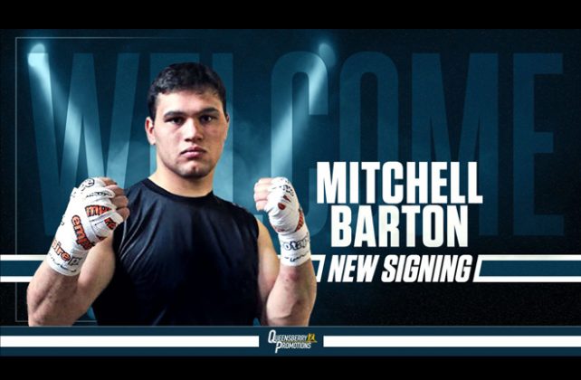 Heavyweight prospect Mitchell Barton inks deal with Frank Warren