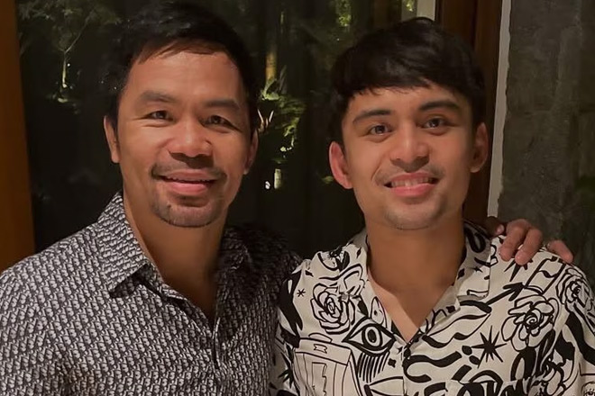 Pacquiao's son debut: The most famous father-son duos