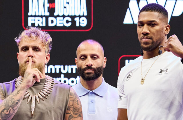 Anthony Joshua CURRENT WEIGHT revealed for Jake Paul clash