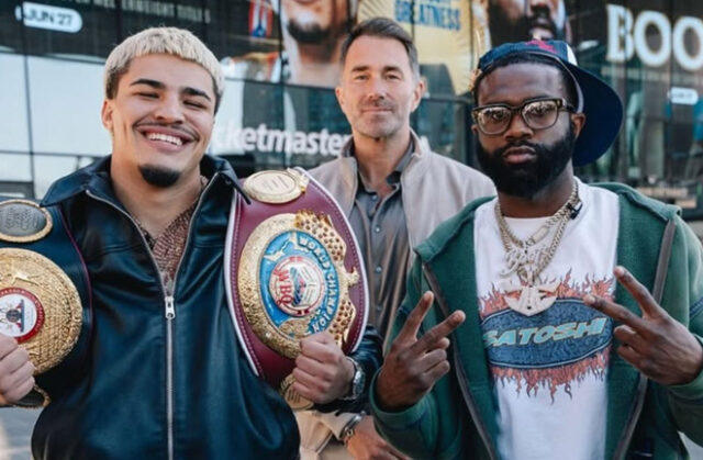 Jaron Ennis spars former world champion for Xander Zayas